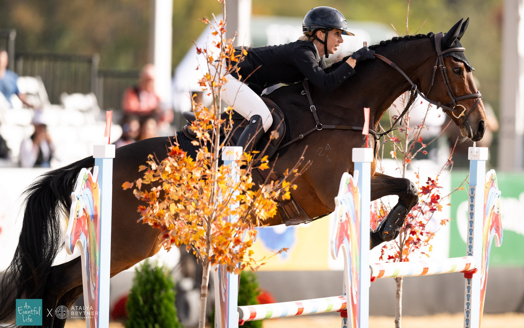 New Zealand eventing rider Monica Spencer finishes 2025 on a high