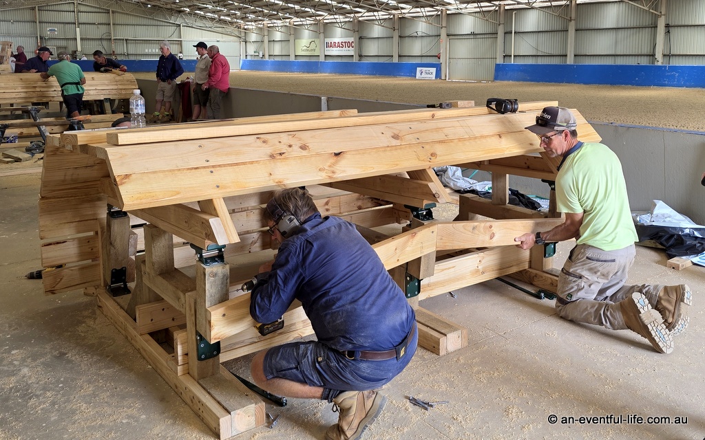 Frangible fence building workshop improving eventing safety